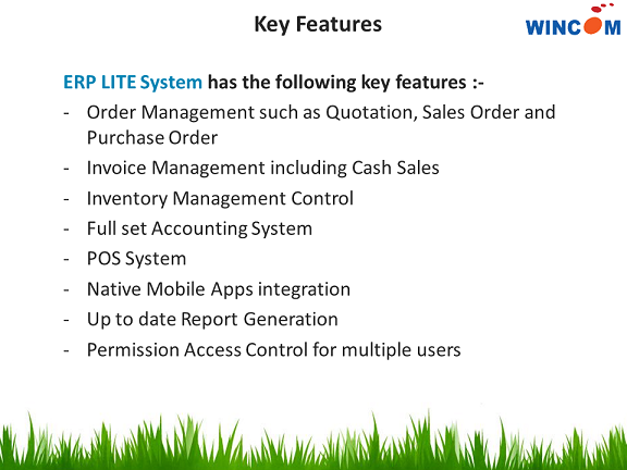 WINCOM IT SOLUTIONS SDN BHD. - ERP